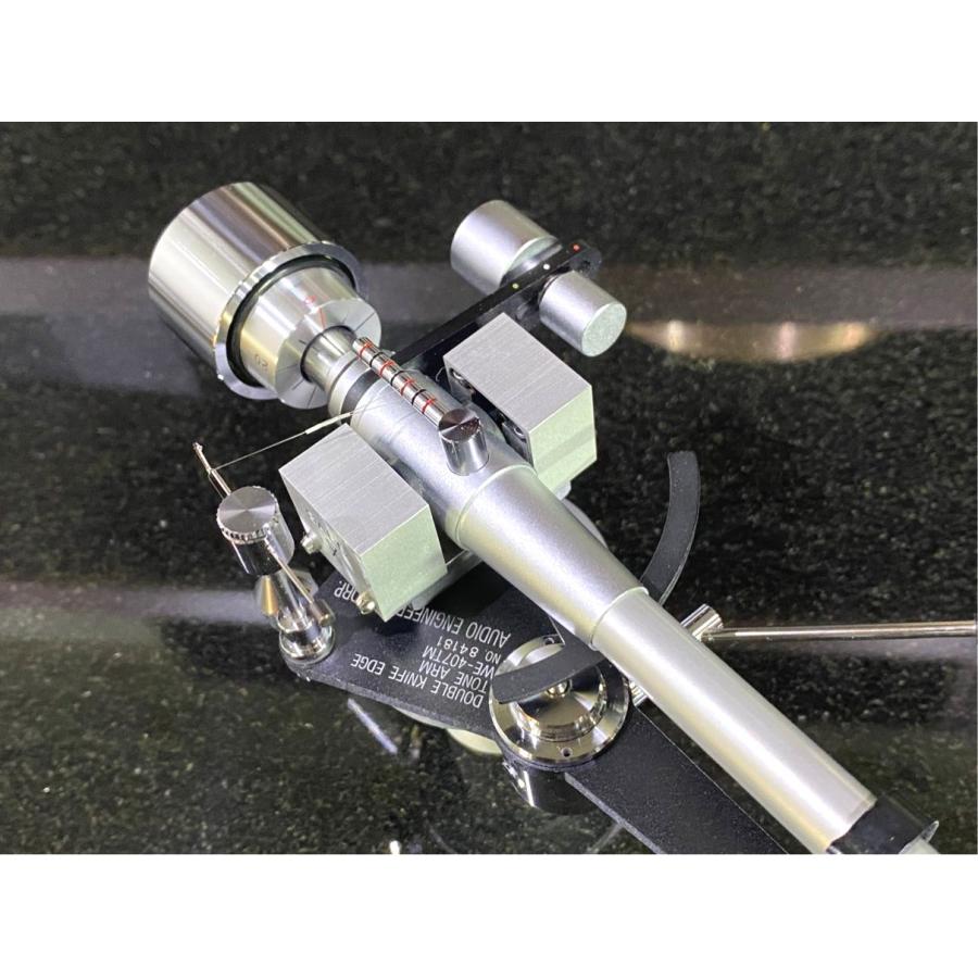 トーンアーム SAEC WE-407/TM SAECケーブル等付属 リフターオイル補充済 Audio Station ...