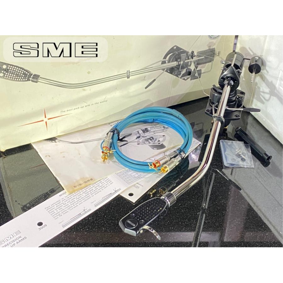 トーンアーム SME 3012-R Pro ロング 純正シェル/サブウエイト/純正ケーブル/元箱等付属品多数 リフターオイル補充済み ...
