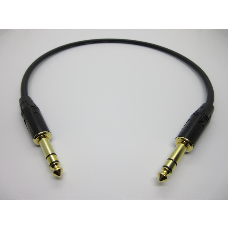 TRSフォンケーブル 1本 | ケーブル：CANARE カナレ L-4E6S プラグ：generic 黒 (長さ選択可0.5m~10m) : AUDIO YAMATO Yahoo!店 - 通販 ...