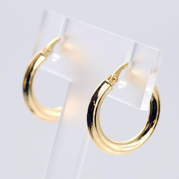 ウノアエレ【UNOAERRE】K18イエローゴールド フープピアス 30032#2669 :gunpr2669:ジュエリーAUGUST MOON - 通販 - Yahoo!ショッピング