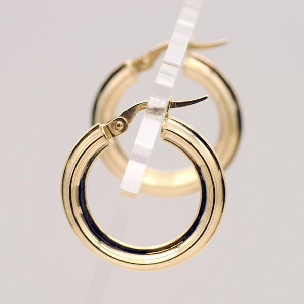 ウノアエレ【UNOAERRE】K18イエローゴールド フープピアス 30032#2669 :gunpr2669:ジュエリーAUGUST MOON - 通販 - Yahoo!ショッピング