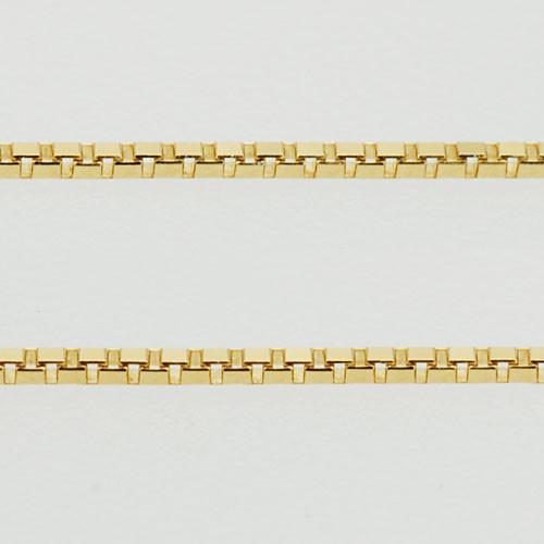 K18 イエローゴールドネックレス 0.8mmベネチアンチェーン bk663 : ジュエリーAUGUST MOON - 通販 - Yahoo ...