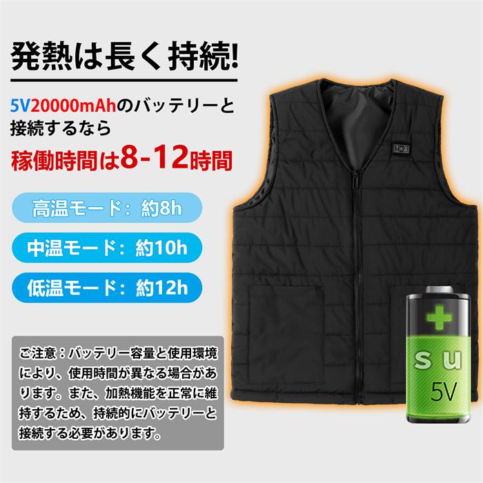 電熱ベスト 2024 バッテリー レディース 充電式バッテリー 12個ヒーター USB式給電 3段階温度 作業着 速暖 水洗い 防寒着 超軽量 インナー LHT : LHTヤフー店 - 通販 ...