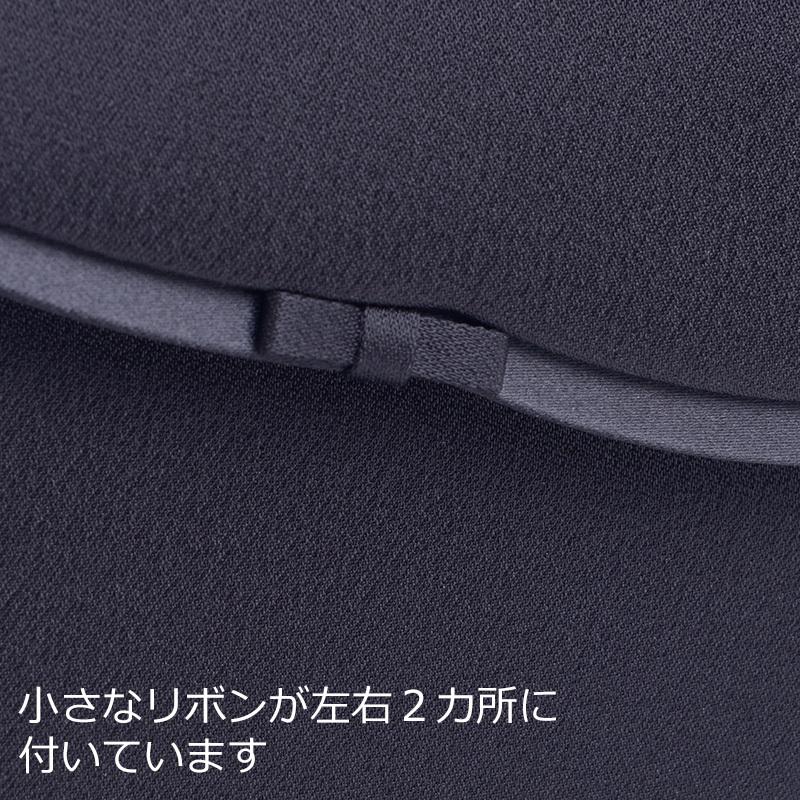 aurora ブラック フォーマルバッグ 日本製 ツインリボン はっ水 撥水