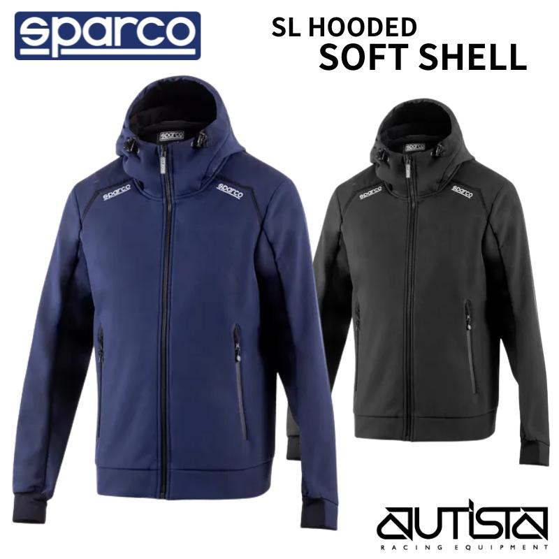 sparco フーディー ソフトシェル ジャケット SL HOODED SOFTSHELL スパルコ エスエル フーディー ソフトシェル チームウェア 2025年NEWモデル : SPARCO ...