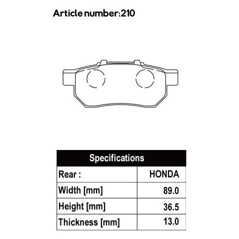 ACRE アクレ ブレーキパッド ZZC 前後セット インテグラ DC2 DB8 H7.1〜H10.1 FF タイプR 96スペック 1.8L 4H車 : オートクラフト - 通販 ...