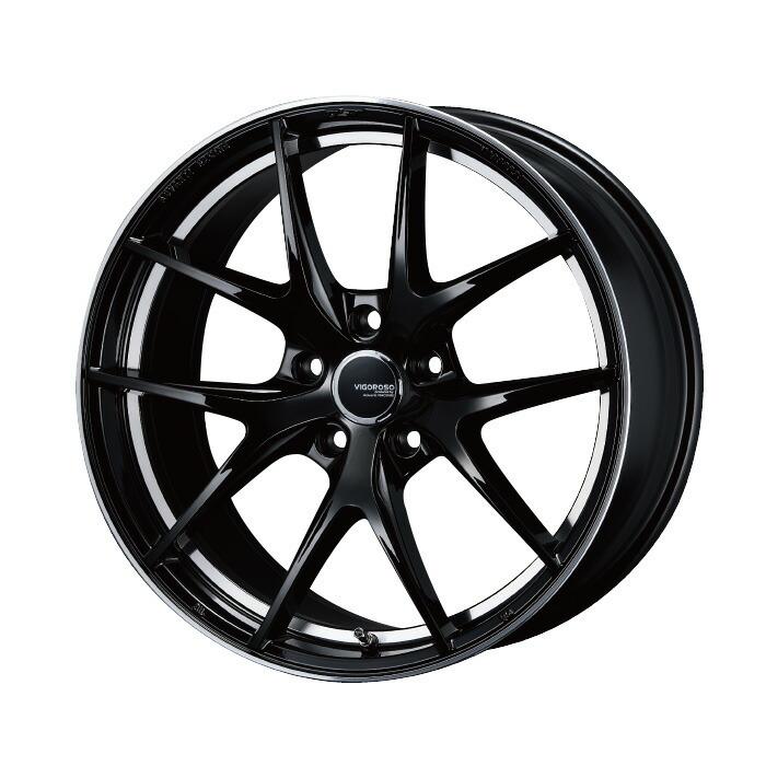 Advanti RACING アルミホイール ヴィゴロッソ N628 18×7.5J 5H PCD112 +42 ブラック Gloss ...