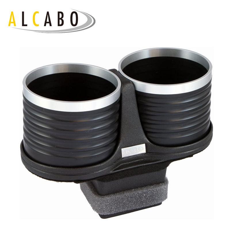 ポルシェ 911 991／981 718ボクスター／981Cケイマン ALCABO 高級 ドリンクホルダー（シルバー）／／アルカボ カップホルダー PORSCHE Boxster Cayman ...