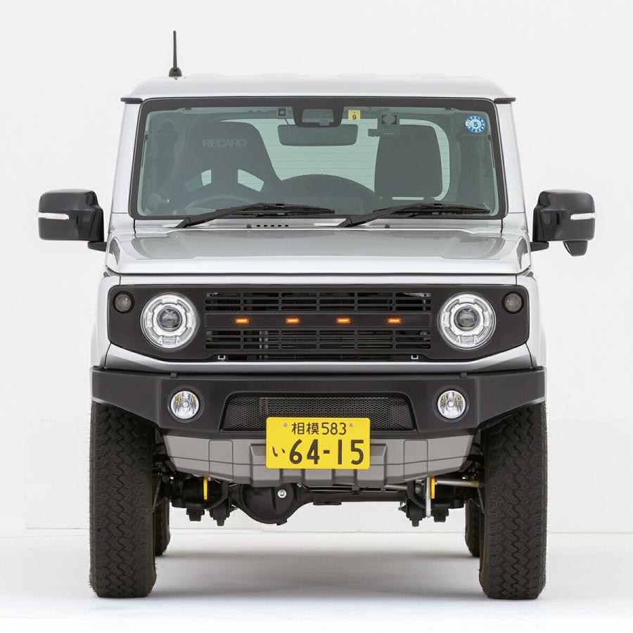 APIO アピオ マーカーヴィンテージアイアングリル セミグロスブラック ジムニー / ジムニーシエラ JB64W JB74W : オートクラフト - 通販 - Yahoo!ショッピング