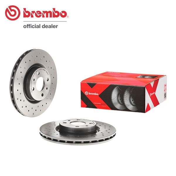 brembo ブレンボ エクストラブレーキローター フロント用 アバルト500 312141 312142 H20.8〜H23.5 プレーン ...