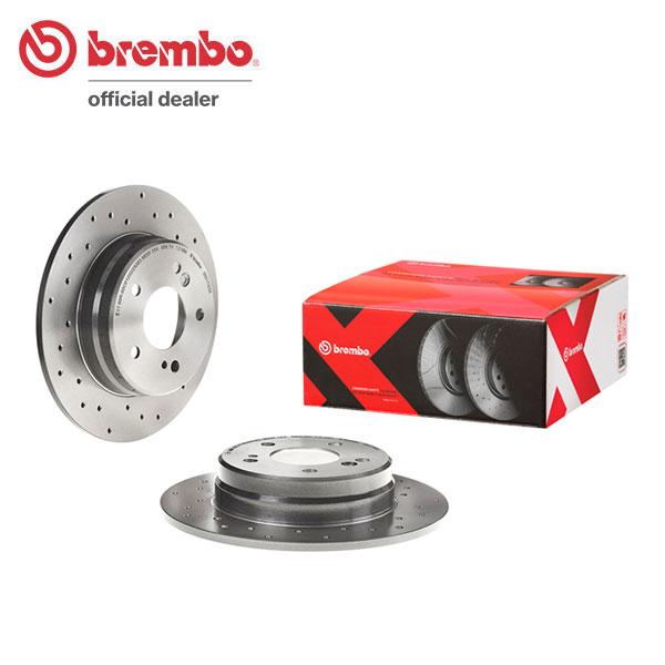 brembo ブレンボ エクストラブレーキローター リア用 メルセデスベンツ Eクラス (W210) 210061 H11.8〜H12.8 E240 2.4L セダン A962232 ...