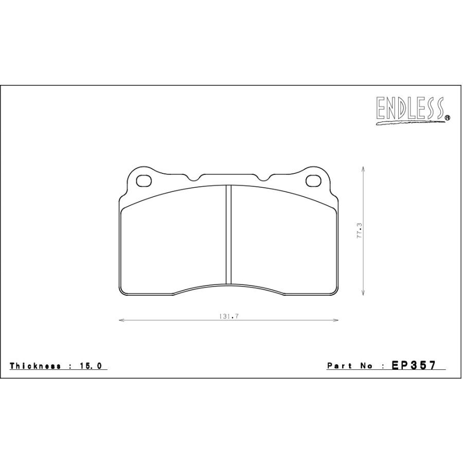 ENDLESS エンドレス ブレーキパッド SSY フロント用 インプレッサ GVB GVF H22.6〜 ブレンボ装着車 EP357SY2 : オートクラフト - 通販 - Yahoo!ショッピング