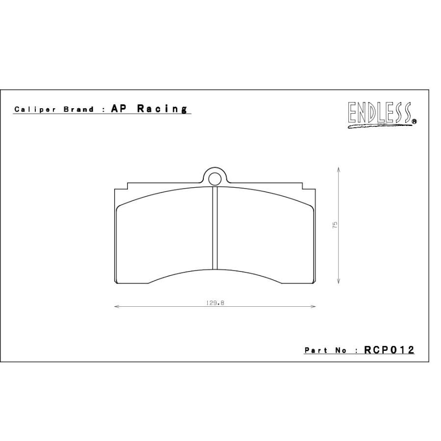 ENDLESS エンドレス APレーシング製 レーシングキャリパー用 ブレーキパッド SR01 CP5040キャリパー用 ピストン:4 : オートクラフト - 通販 - Yahoo!ショッピング
