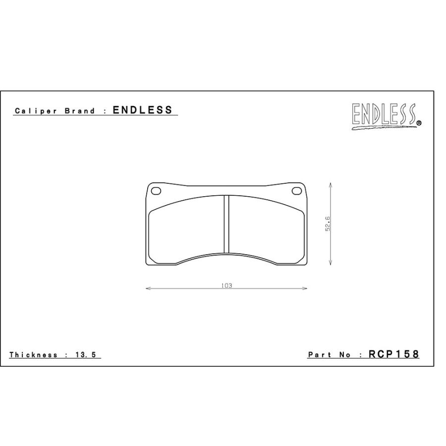 ENDLESS エンドレスキャリパーキット 補修ブレーキパッド SSS Supermicro6/S4F/S4r ピストン:6/4 : オートクラフト - 通販 - Yahoo!ショッピング