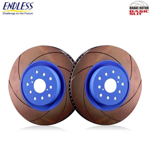 ENDLESS（エンドレス） ブレーキローター BASIC SLIT 前後セット ランサーエボリューション5/6 CP9A 98.2〜 ブレンボキャリパー装着車 : オートクラフト - 通販 ...