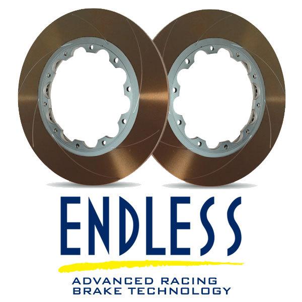 ENDLESS エンドレス ブレンボ製 ビッグキャリパー用 Eスリット ディスクローター 左右セット サイズ:φ355×32 穴数:10 ...