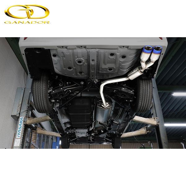 GANADOR マフラー PASION アルファード ガソリン 3BA-AGH40W R5/6- 2AR-FE 2WD [Z] 右ダブル出し ブルー発色 : オートクラフト - 通販 ...