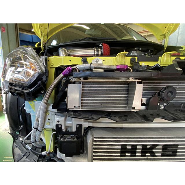 HKS 車種別オイルクーラーキット BLACK Sタイプ ラジエター前 スイフトスポーツ ZC33S 17/09- K14C(TURBO) : オートクラフト - 通販 - Yahoo!ショッピング