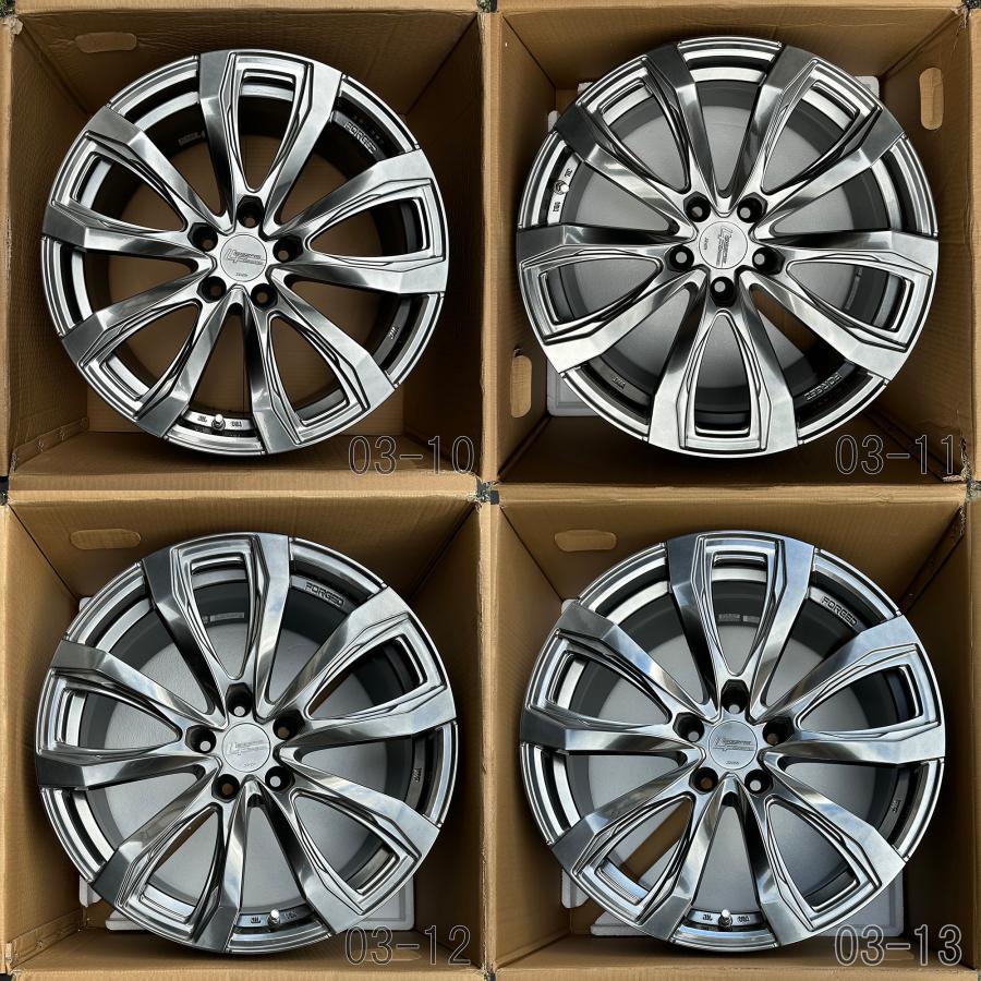 【中古】 シュティッヒ レグザス フォージド FS-01 鍛造アルミホイール4本セット 19x8.0J レクサスIS/LBX/NX/RC/RZ、クラウン(エステート スポーツ クロスオーバ ...