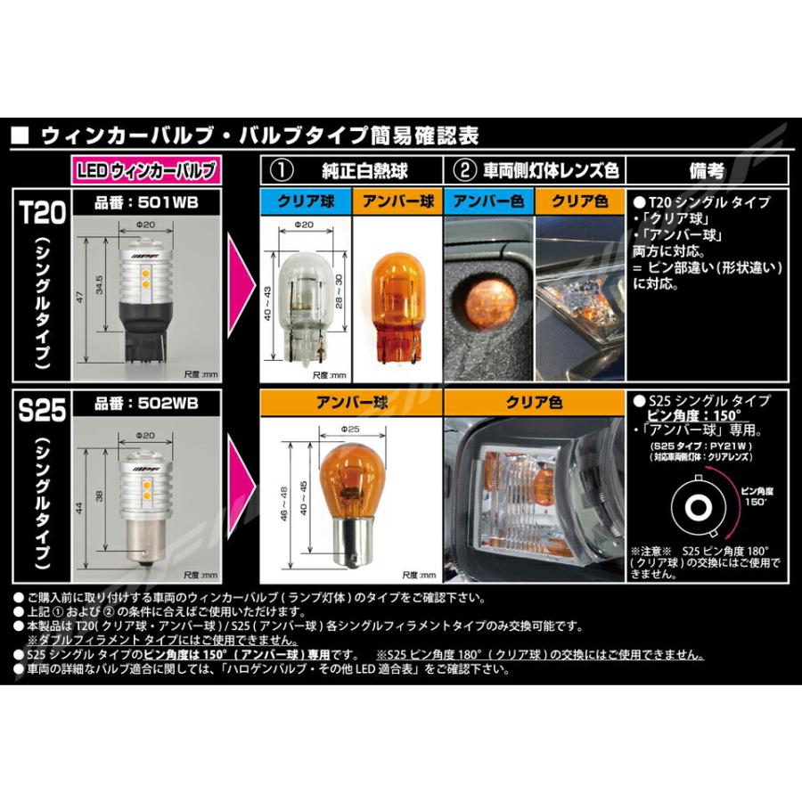 IPF LED 550lm ウィンカーバルブ S25(シングル) :ipf-0094:オートクラフト - 通販 - Yahoo!ショッピング