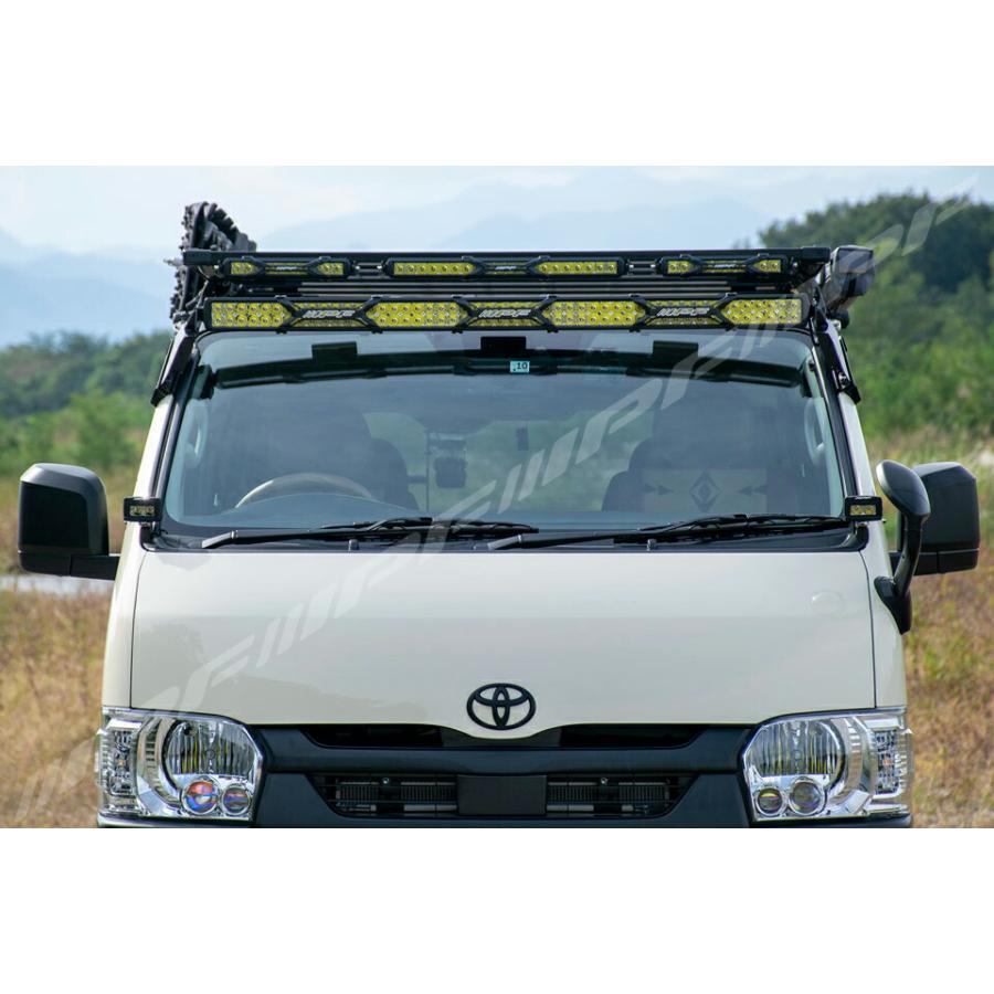 IPF ボンネットランプステー for ハイエース 200系 H16.08- 標準ボディ・ワイドボディ対応 : オートクラフト - 通販 - Yahoo!ショッピング