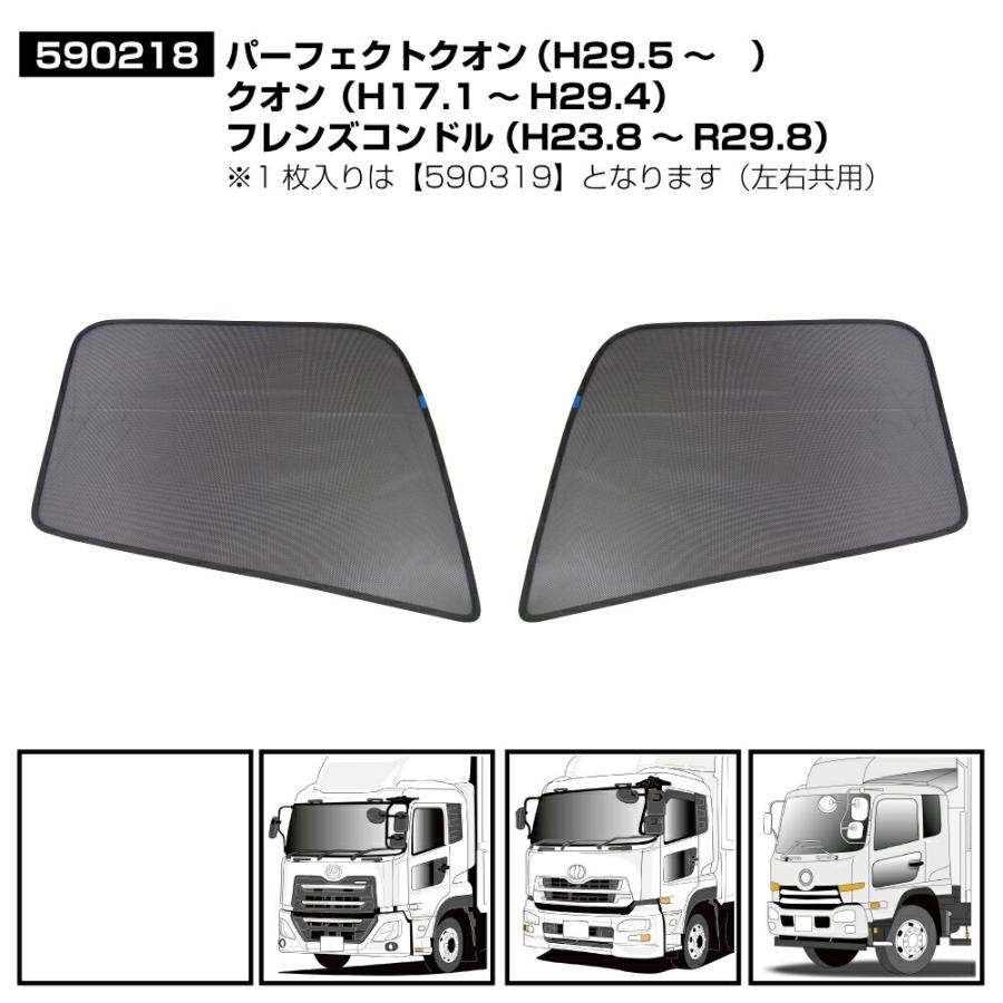 JETINOUE ジェットイノウエ エコネット (虫除け/遮光ネット) 左右セット [UD 大型 クオン/フレンズクオン (H17.1~)] : オートクラフト - 通販 - Yahoo!ショッピング