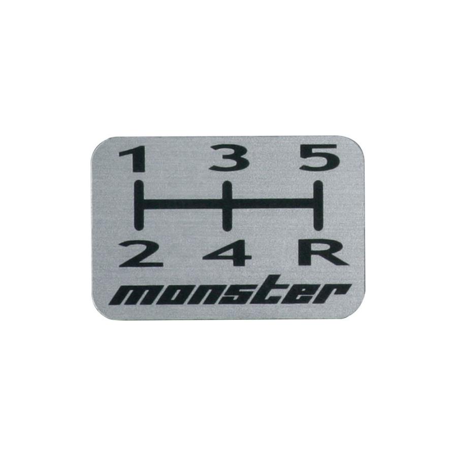 Monster Sport モンスタースポーツ シフトパターンエンブレム 汎用タイプ 5速用 : オートクラフト - 通販 - Yahoo ...