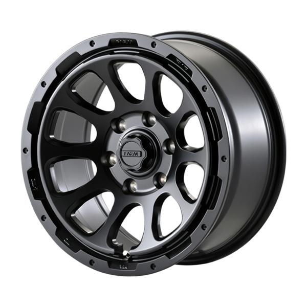 Motor Farm（モーターファーム） ホイール FARM D10 マットブラック 17インチ×8J 6H 139.7 +20 1本 150 ...