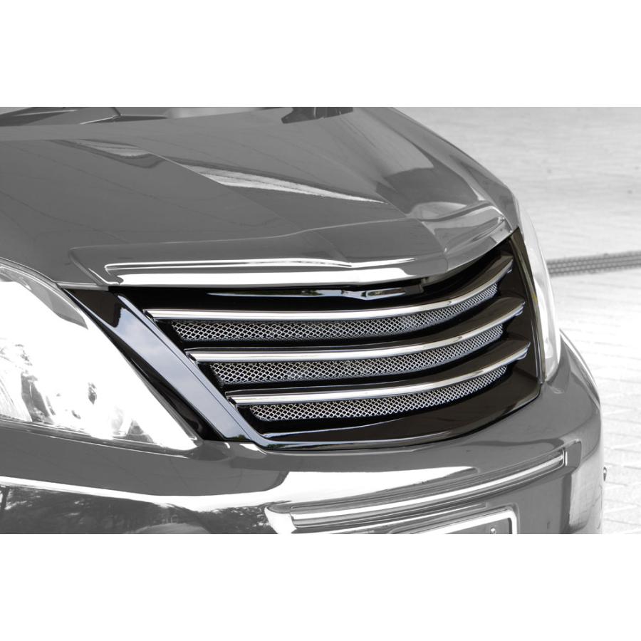 M'z SPEED フロントグリル 未塗装 FRP アルファードハイブリッド ATH20W H23.11〜H26.12 SR MC後 カメラ無 ワイドモニター無 ミリ波レーダー無 : オート ...