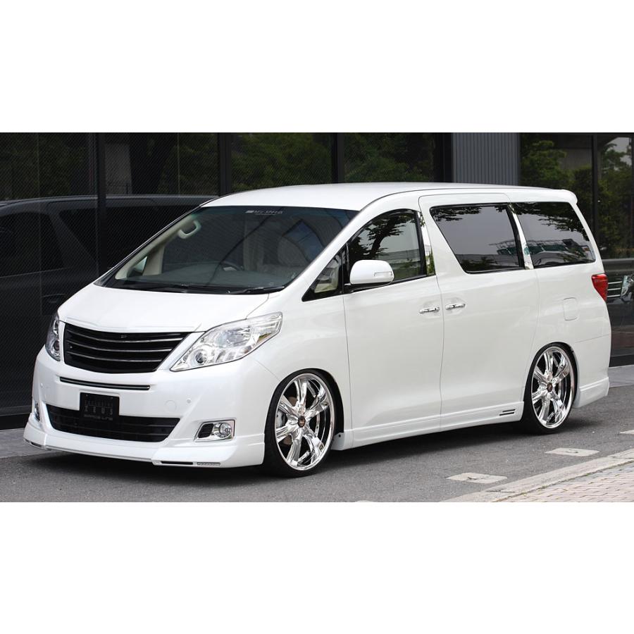 M'z SPEED フロントハーフスポイラー 未塗装 FRP アルファードハイブリッド ATH20W H23.11〜H26.12 G/X MC後 グレースライン 3022 : mzspeed ...