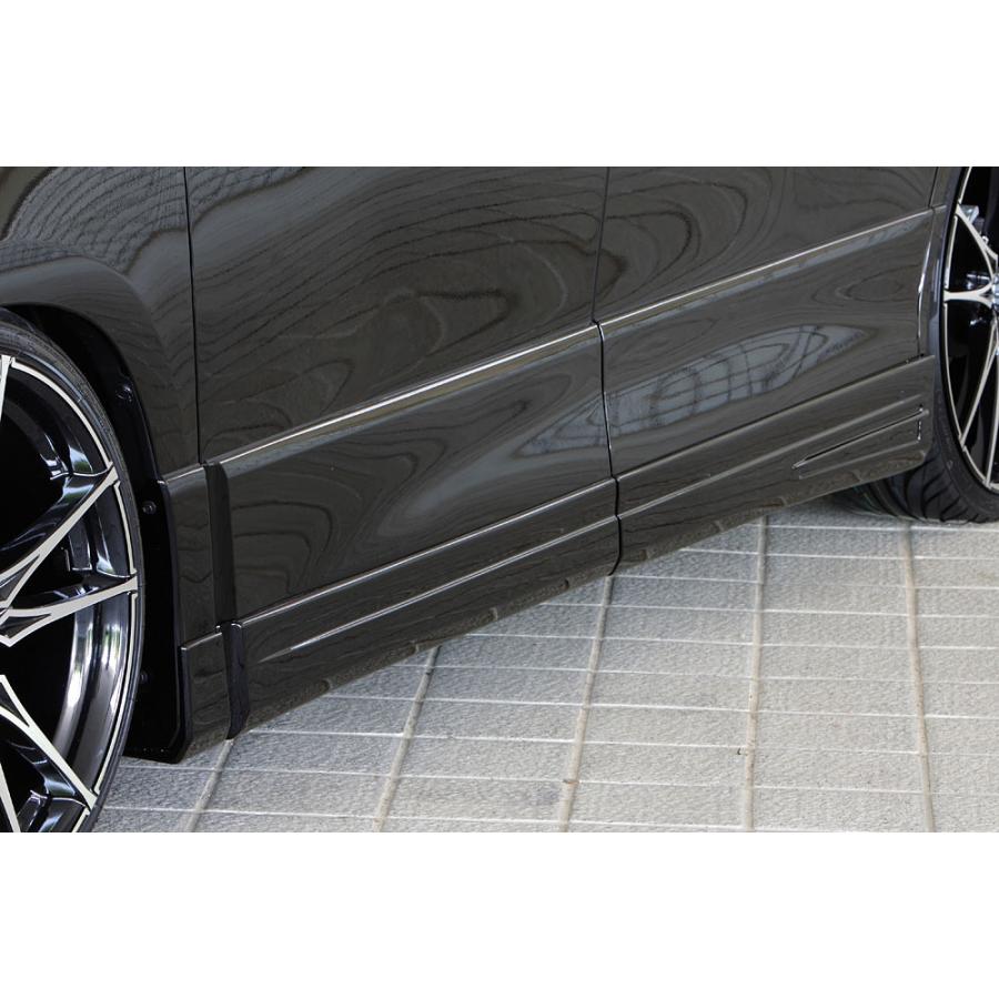 M'z SPEED サイドステップ ホワイトパールクリスタルシャイン (070) FRP ヴェルファイア 20系 H23.11〜H26.12 Z MC後 グレースライン 3041 : オート ...