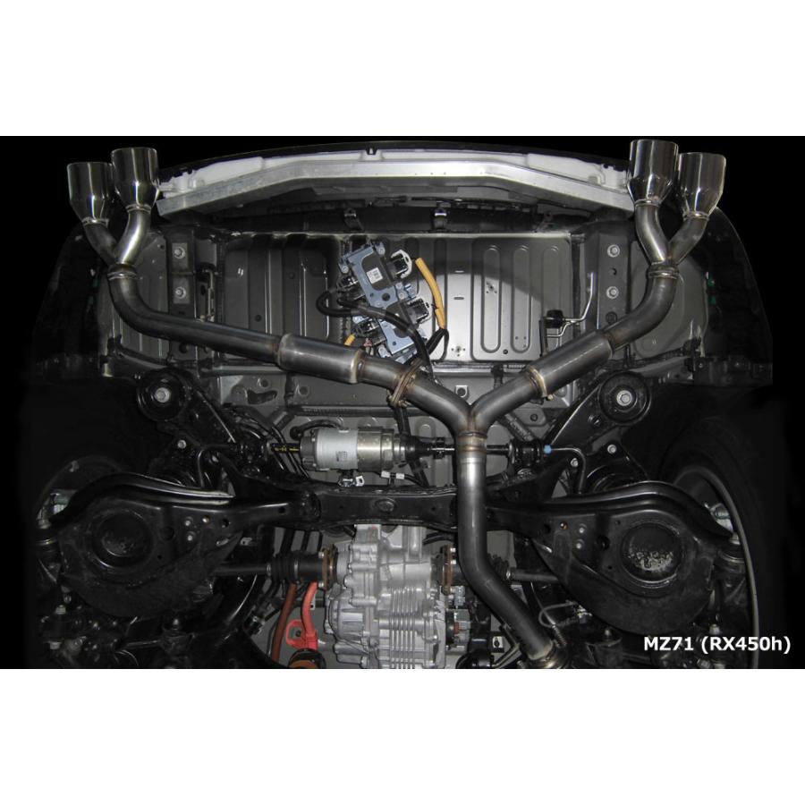 M'z SPEED エキゾーストシステム (MZ71) レクサス RX450h DAA-GYL20W DAA-GYL25W DAA-GYL26W H27.10〜R1.9 2GR-FXS ラヴ ...
