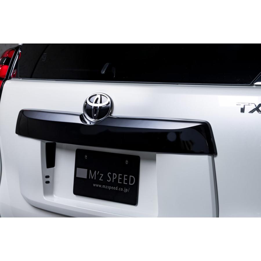 M'z SPEED リアガーニッシュ ブラック (202) FRP ランドクルーザープラド GDJ150W GDJ151W TRJ150W H29.9〜R6.4 ラヴライン 2321 ...