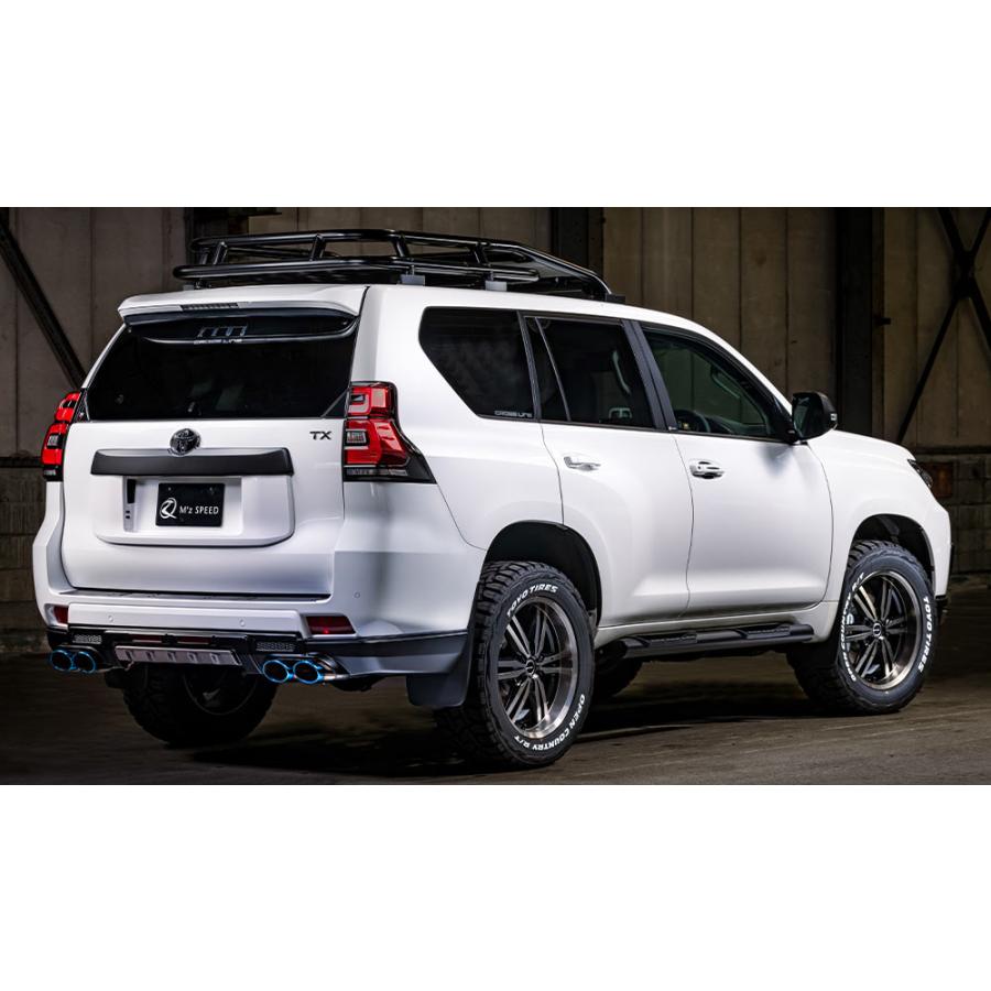 M'z SPEED 3点キット 塗り分け塗装 (4V8/BK) AES ランドクルーザープラド GDJ150W GDJ151W TRJ150W H29.9〜R6.4 クロスライン 2901 ...