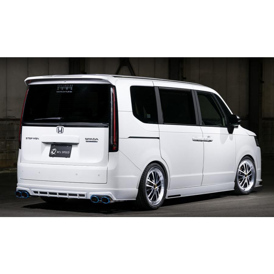 M'z SPEED リアゲートスポイラー つや消しブラック AES ステップワゴン RP6 RP7 RP8 R4.5〜 スパーダ グレースライン 3124 : オートクラフト - 通販 ...