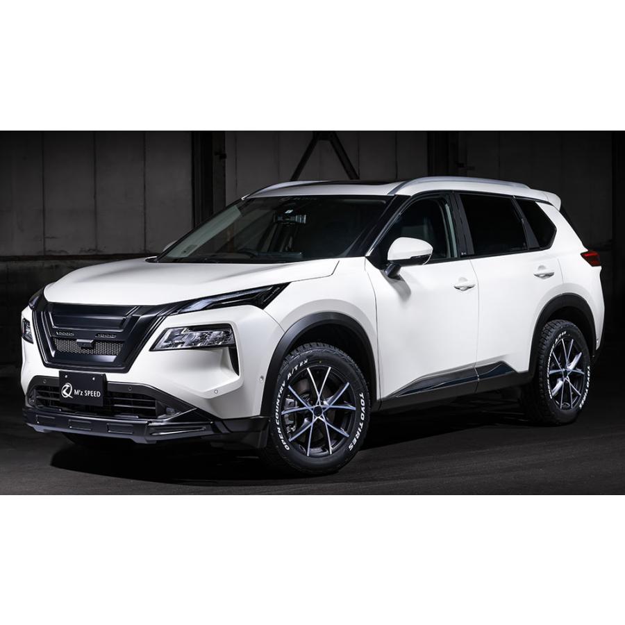 M'z SPEED 2点キット つや消しブラック AES エクストレイル SNT33 T33 R4.7〜 S/X/G クロスライン 2981 : オートクラフト - 通販 - Yahoo!ショッピング