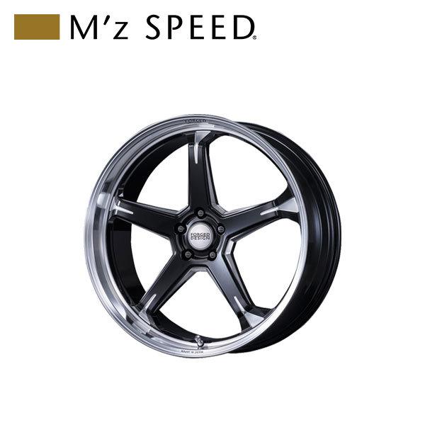 M'z SPEED FORGED DESIGN 888 20×8.5J PCD114.3 5H +36 マシニング/ブラック 20インチ 鍛造 ...