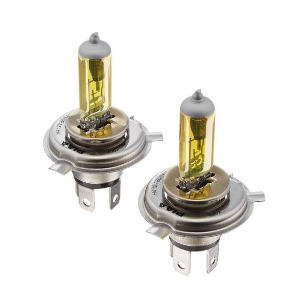 PIAA ピア HY101 ヘッドライト用 ソーラーイエロー ハロゲンバルブ H4 2500K 黄色 エブリイワゴン DA64W H17.8〜H19.6 純正H4/H8 : piaa ...