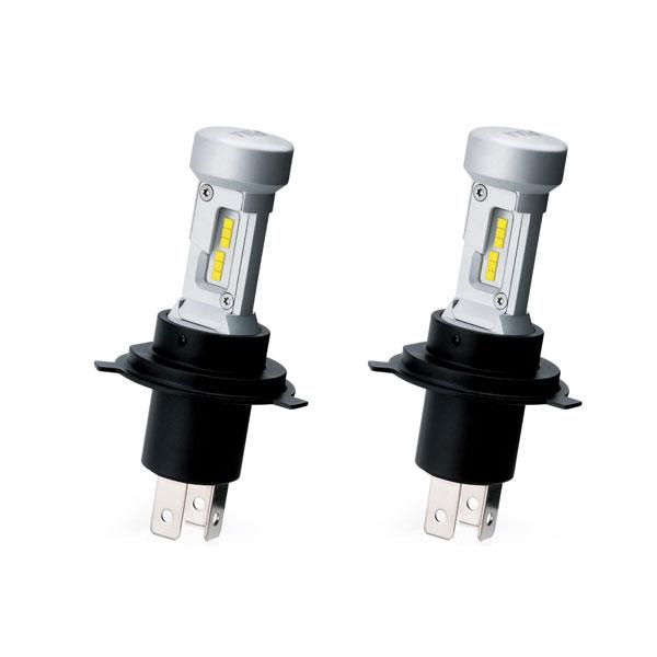 PIAA LEH170 ヘッドライト 高輝度LEDバルブ H4 6600K 蒼白色 ブルーホワイト 3800/3000lm ジムニーシエラ JB43W H16.10〜H30.6 純正H4 ...