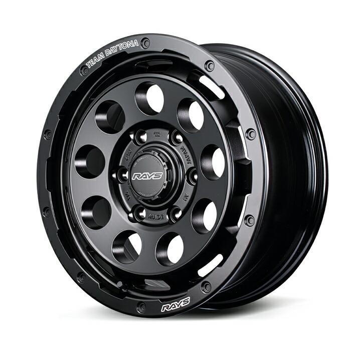 RAYS レイズ TEAM DAYTONA チームデイトナ D9 Semigloss Black (BOJ) 16×6.5J 6H PCD139 +38 アルミホイール1本 : オートクラフト ...