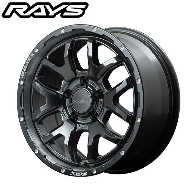 RAYS レイズ TEAM DAYTONA チームデイトナ F6 BOOST Semigloss Black (N1) 16×7.0J 5H ...