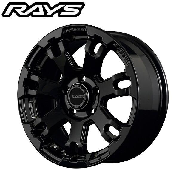 RAYS レイズ TEAM DAYTONA チームデイトナ FDX-F7 Black/Center DC & Pierce Drilled (BT) 17×7.0J 5H PCD114 +40 ...