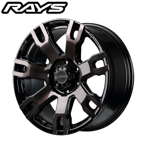 RAYS レイズ TEAM DAYTONA チームデイトナ FDX-F7S Clear Black (BRQ) 17×8.0J 6H PCD139 +20 アルミホイール1本 : オート ...