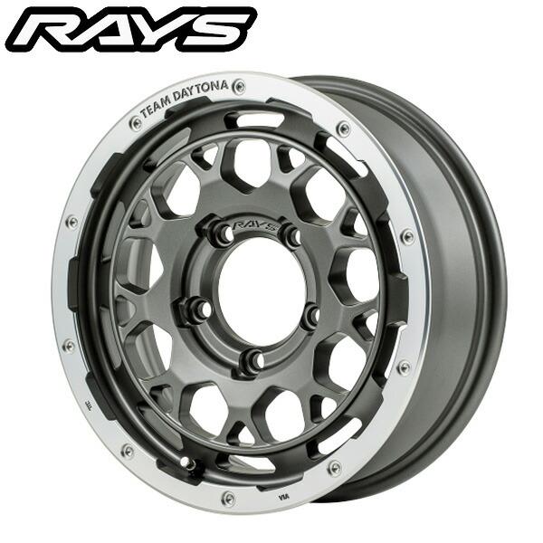 RAYS レイズ TEAM DAYTONA チームデイトナ M9 Matt Gunmetal/Rim Diamond Cut (MMP) 16×5.5J 5H PCD139 +20 アルミ ...