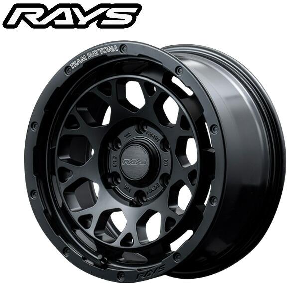 RAYS レイズ TEAM DAYTONA チームデイトナ M9+ Semigloss Black (BOJ) 15×5.0J 4H PCD100 +45 アルミホイール1本 : オート ...