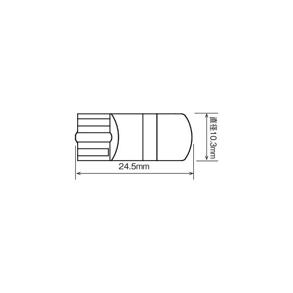 RACING GEAR RG レーシングギア LEDバルブ T10 6000K 白色光 150lm 拡散 ポジション用 デリカスペースギア PD6W H17.11〜H18.12 : オート ...