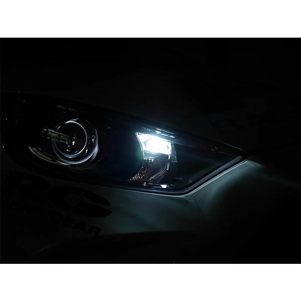 RACING GEAR RG レーシングギア LEDバルブ T10 6000K 白色光 150lm 拡散 ポジション用 デリカスペースギア PD6W H17.11〜H18.12 : オート ...