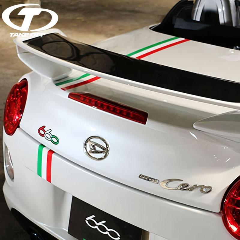 TAKE OFF テイクオフ CROSS COPEN Cero（LA400K) Extric リアウイングカーボンMIX コペン LA400K ...