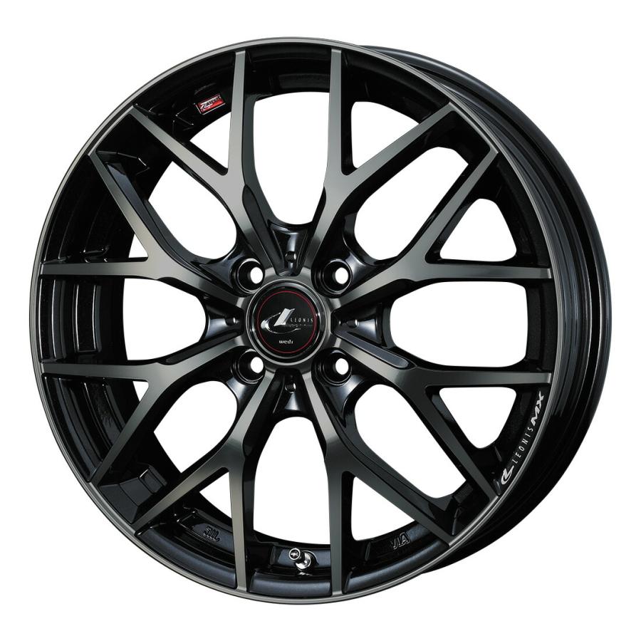 ウェッズ LEONIS レオニス MX (PBMC/TI) アルミホイール1本 17×6.5J 4H PCD100 +42 : weds-wheel-leo-mx-0113 : オートクラフト ...
