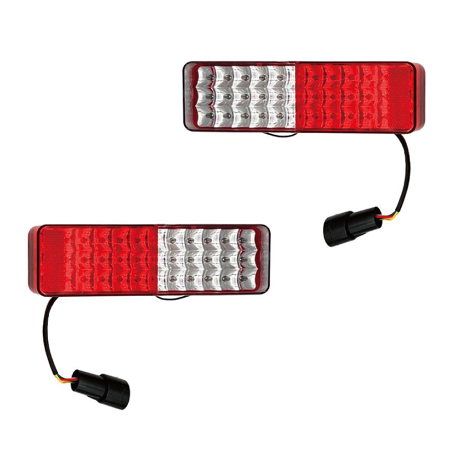 ジムニーJA11 JA12 JA22 JB31 SJ30 SJ40 2個 LED テールランプ 左右 レッドクリア フル LEDテール リフレクター 付き 赤白黄 ランプ ライト :tp6 ...